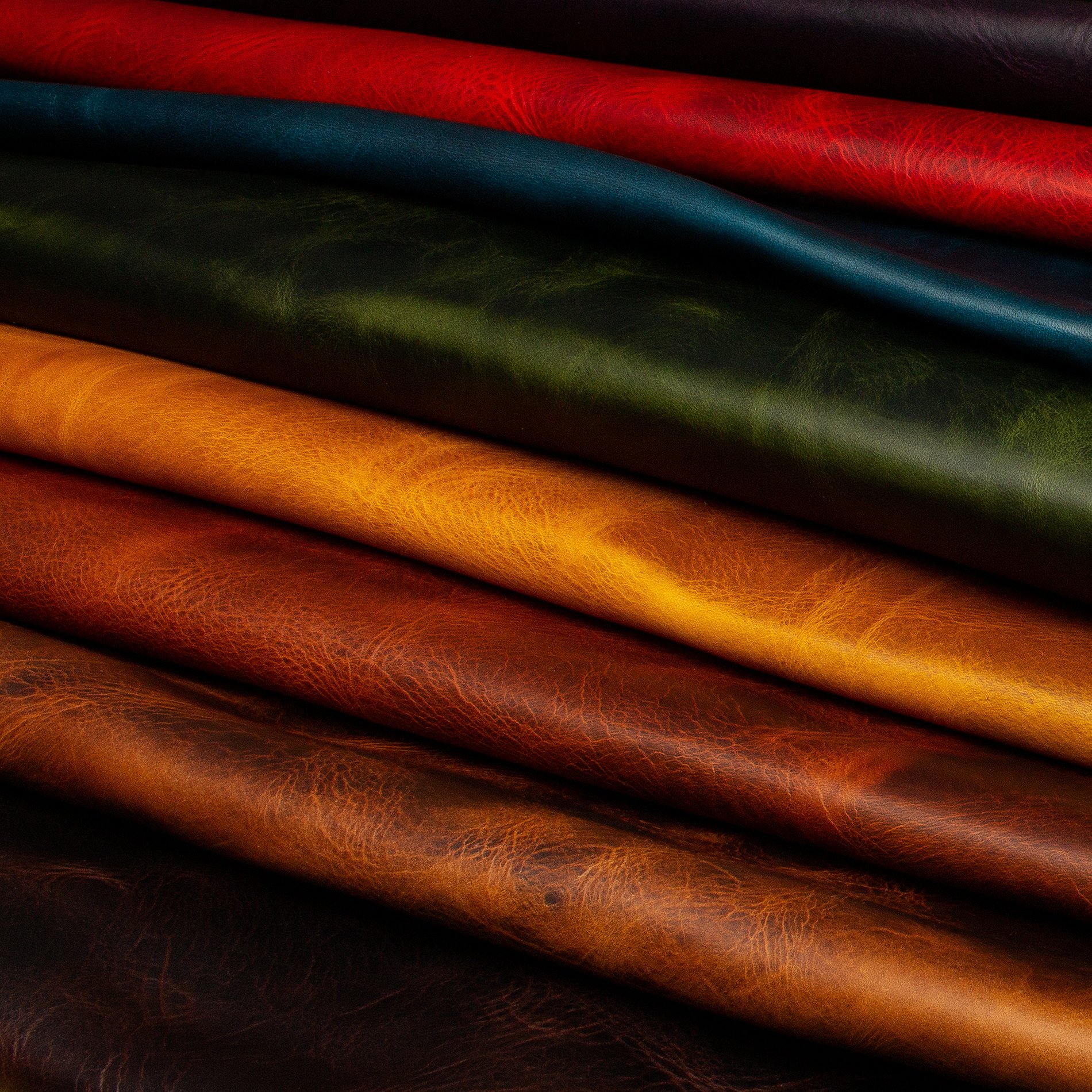 COLOURED VEGETABLE TANNED Leathers - artisanleather.co.uk