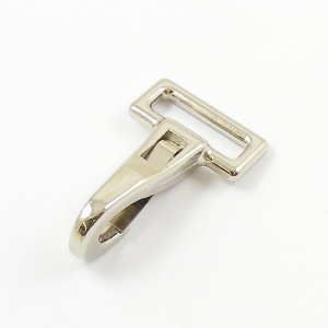 Mini Snap Clip Nickel Plated 19mm Eye - artisanleather.co.uk