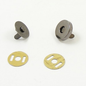 Magnetic Handbag Poppers Small Black 5pk - artisanleather.co.uk