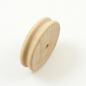 Wooden Edge Burnishing Wheel - Single Groove - artisanleather.co.uk