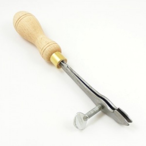 English Adjustable Screw Creasing Iron - artisanleather.co.uk