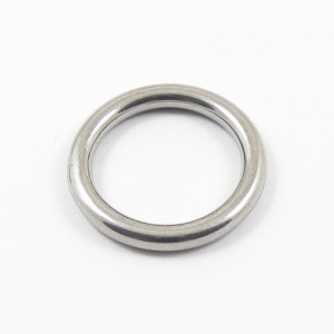 Solid Stainless Steel Ring 25mm - artisanleather.co.uk