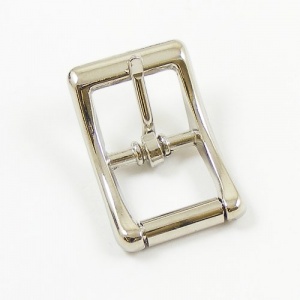 19mm Cast Nickel Plated Whole Roller Buckle - artisanleather.co.uk