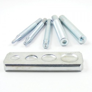 Multi-size Snap Setter Press Stud Fitting Tool - artisanleather.co.uk
