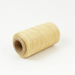 1mm Waxed & Braided Thread Beige 200m - artisanleather.co.uk