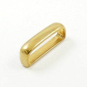 Heavy Cast Brass Belt Loop 38mm - artisanleather.co.uk