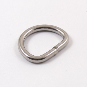 32mm Stainless Steel D Ring - artisanleather.co.uk