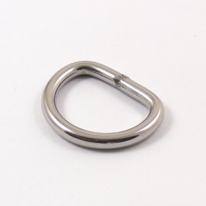 32mm Stainless Steel D Ring - artisanleather.co.uk