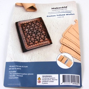 Maker Aid Easton Trifold Wallet Kit - artisanleather.co.uk
