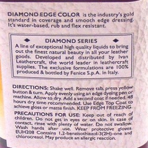 Fenice Diamond Edge Color BEIGE 100ml - artisanleather.co.uk