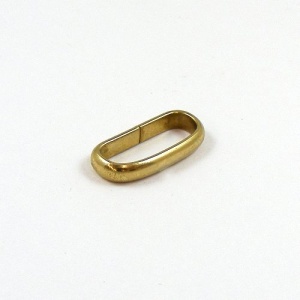 Brass Belt Loop - Strip Formed - 19mm - artisanleather.co.uk