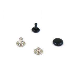 10mm Black Press Studs - artisanleather.co.uk