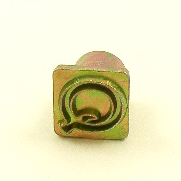 HALF PRICE 12mm Modern Letter Q Embossing Stamp - artisanleather.co.uk
