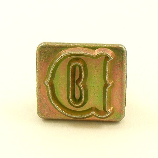 SALE 19mm Decorative Letter D Embossing Stamp - artisanleather.co.uk