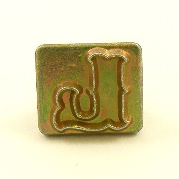 SALE 19mm Decorative Letter L Embossing Stamp - artisanleather.co.uk