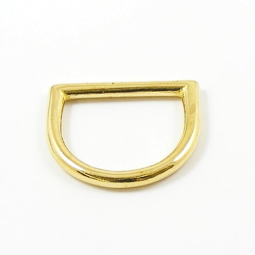 25mm 1" Cast Brass Deep D Ring - artisanleather.co.uk