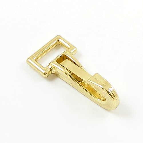 Mini Snap Clip Brass Plated 12mm Eye - artisanleather.co.uk