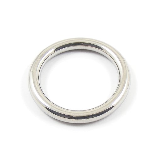 Solid Stainless Steel Ring 32mm - artisanleather.co.uk