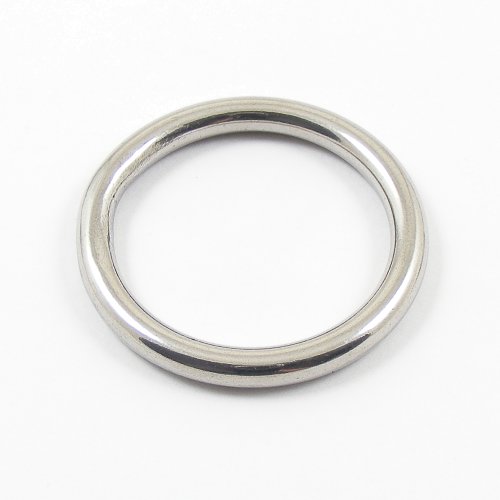 Solid Stainless Steel Ring 38mm - artisanleather.co.uk
