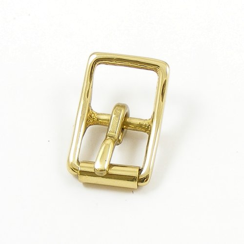 16mm HEAVY Cast Brass Whole Roller Buckle - artisanleather.co.uk