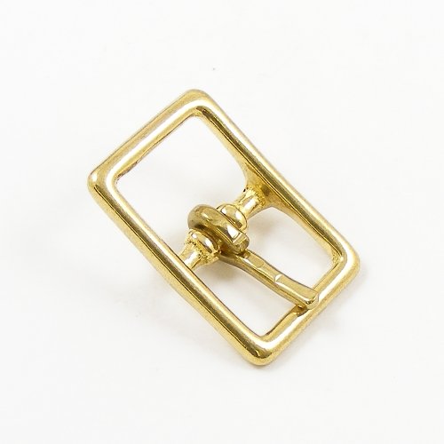 19mm Cast Brass Whole Halter Buckle - artisanleather.co.uk
