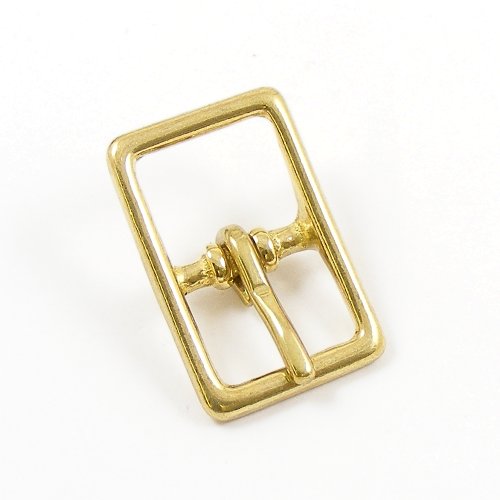 19mm Cast Brass Whole Halter Buckle - artisanleather.co.uk