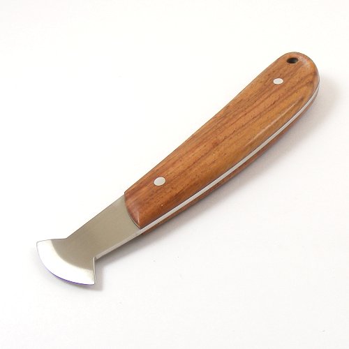 Small Round Skiving Knife - artisanleather.co.uk