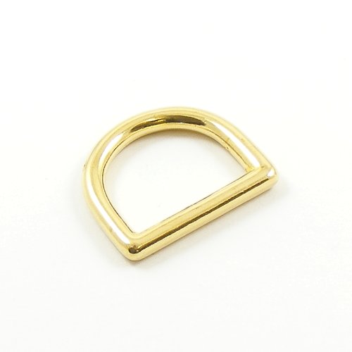25mm 1" Cast Brass HEAVY Deep D Ring - artisanleather.co.uk