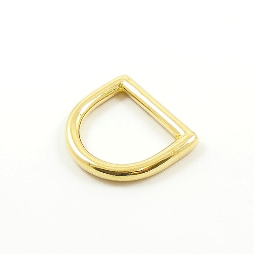 25mm 1" Cast Brass HEAVY Deep D Ring - artisanleather.co.uk
