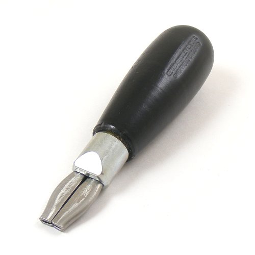 Barnsley Clicker Knife - Black Handle - artisanleather.co.uk