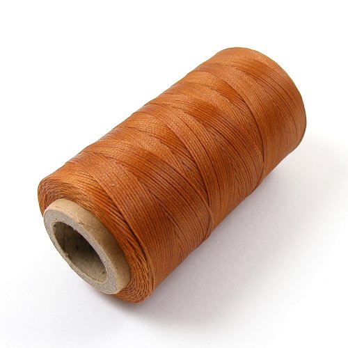 0.8mm Waxed & Braided Thread Tan 300M - artisanleather.co.uk