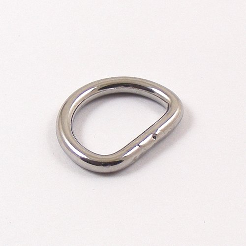 19mm Stainless Steel D Ring - artisanleather.co.uk