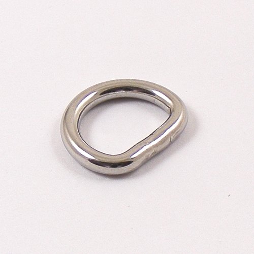 16mm Stainless Steel D Ring - artisanleather.co.uk
