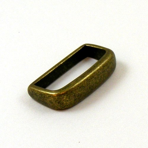 Antiqued Brass Effect Belt Loop 25mm 1 Inch - artisanleather.co.uk