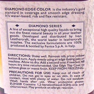 Fenice Diamond Edge Color NAVY BLUE 100ml - artisanleather.co.uk