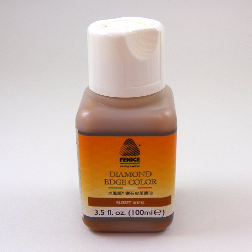 Fenice Diamond Edge Color RUSSET 100ml - artisanleather.co.uk