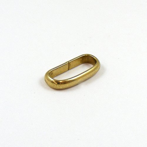 Brass Belt Loop - Strip Formed - 19mm - artisanleather.co.uk