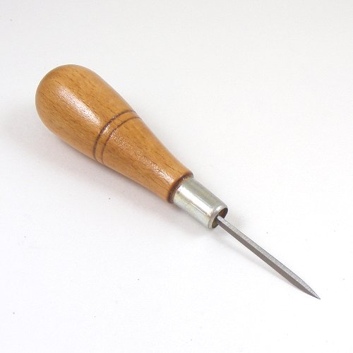 Extra Large Barnsley Sewing Awl - Beech Handle - artisanleather.co.uk