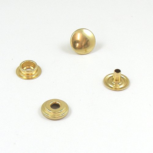 15mm SOLID BRASS Press Studs - artisanleather.co.uk