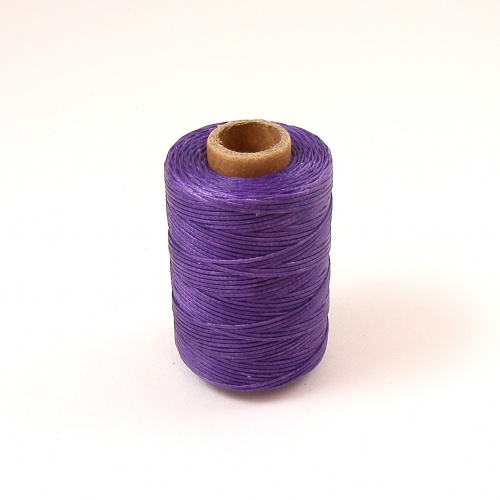 0.8mm Waxed & Braided Thread Royal Purple 100m - artisanleather.co.uk