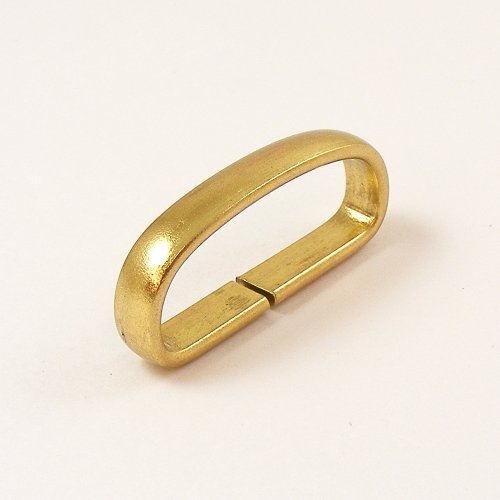 Brass Belt Loop - Strip Formed - 38mm - artisanleather.co.uk