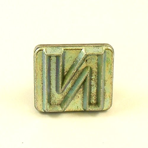 19mm Block Letter N Embossing Stamp - artisanleather.co.uk