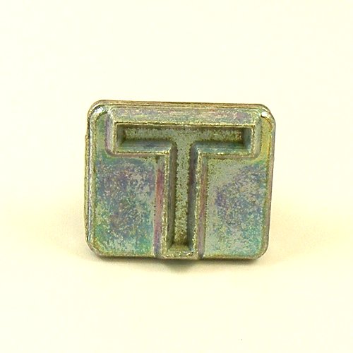 19mm Block Letter T Embossing Stamp - artisanleather.co.uk
