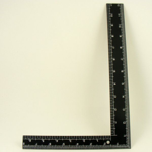 Right Angle / Square Ruler 30 x 20cm - artisanleather.co.uk