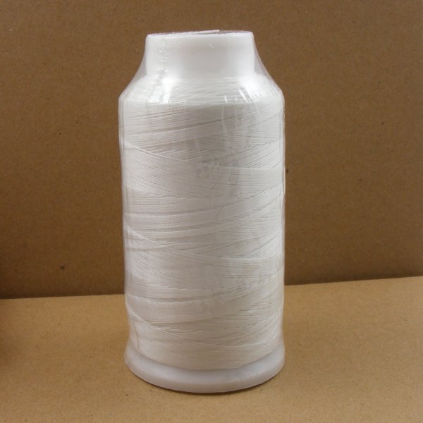 White Nylon Thread for Machine Sewing Leather - artisanleather.co.uk